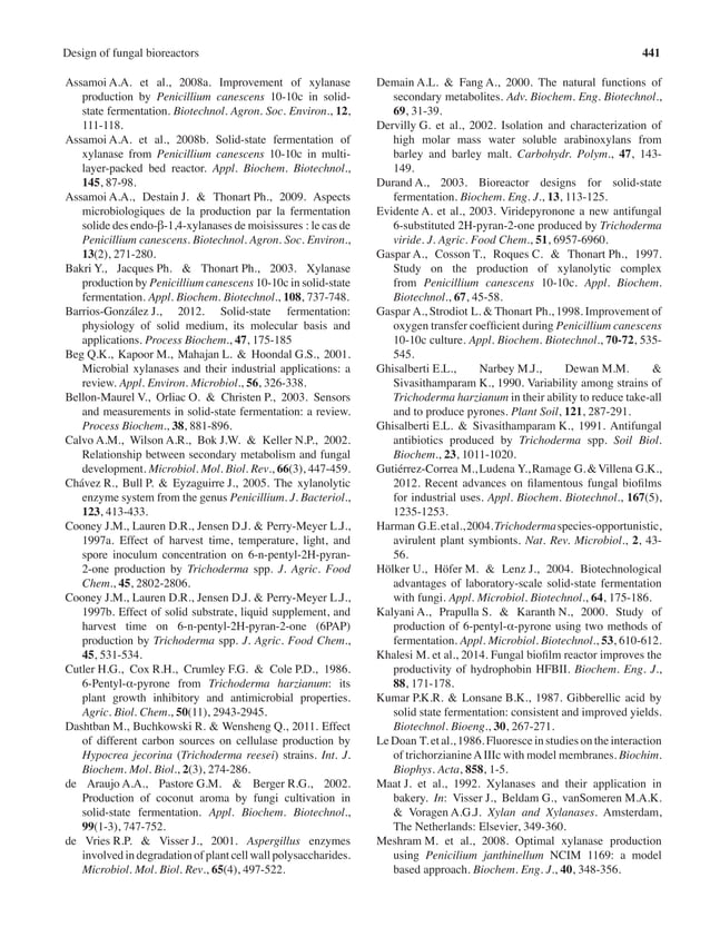 Bioreactor design and implementation strategies for the cultivation of filamentous fungi and the ...