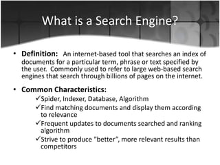 Search Engine Marketing | PPTX