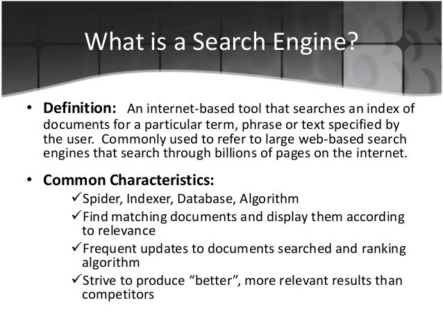 Search Engine Marketing