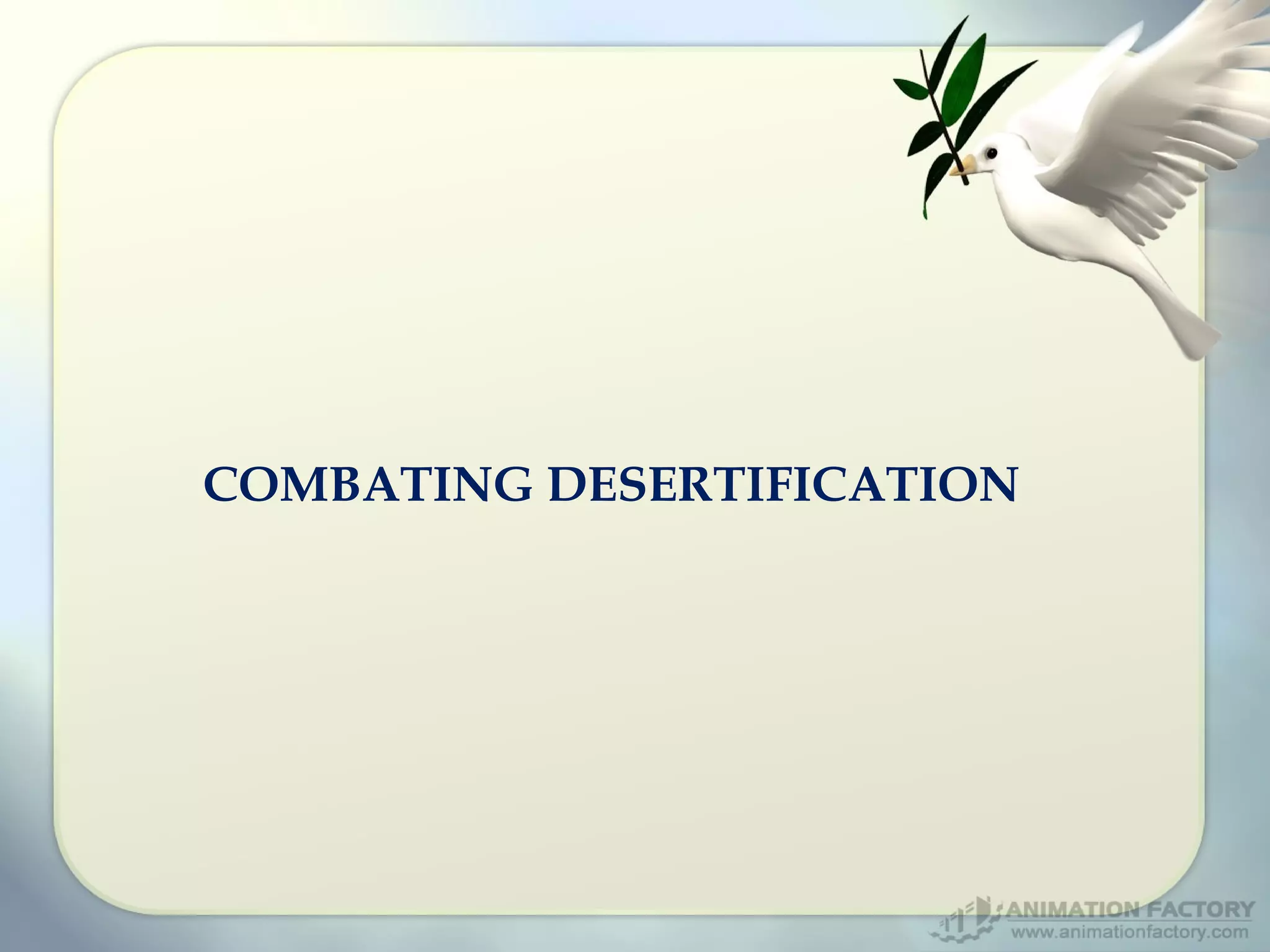 World Day to Combat Desertification and Drought | PPT