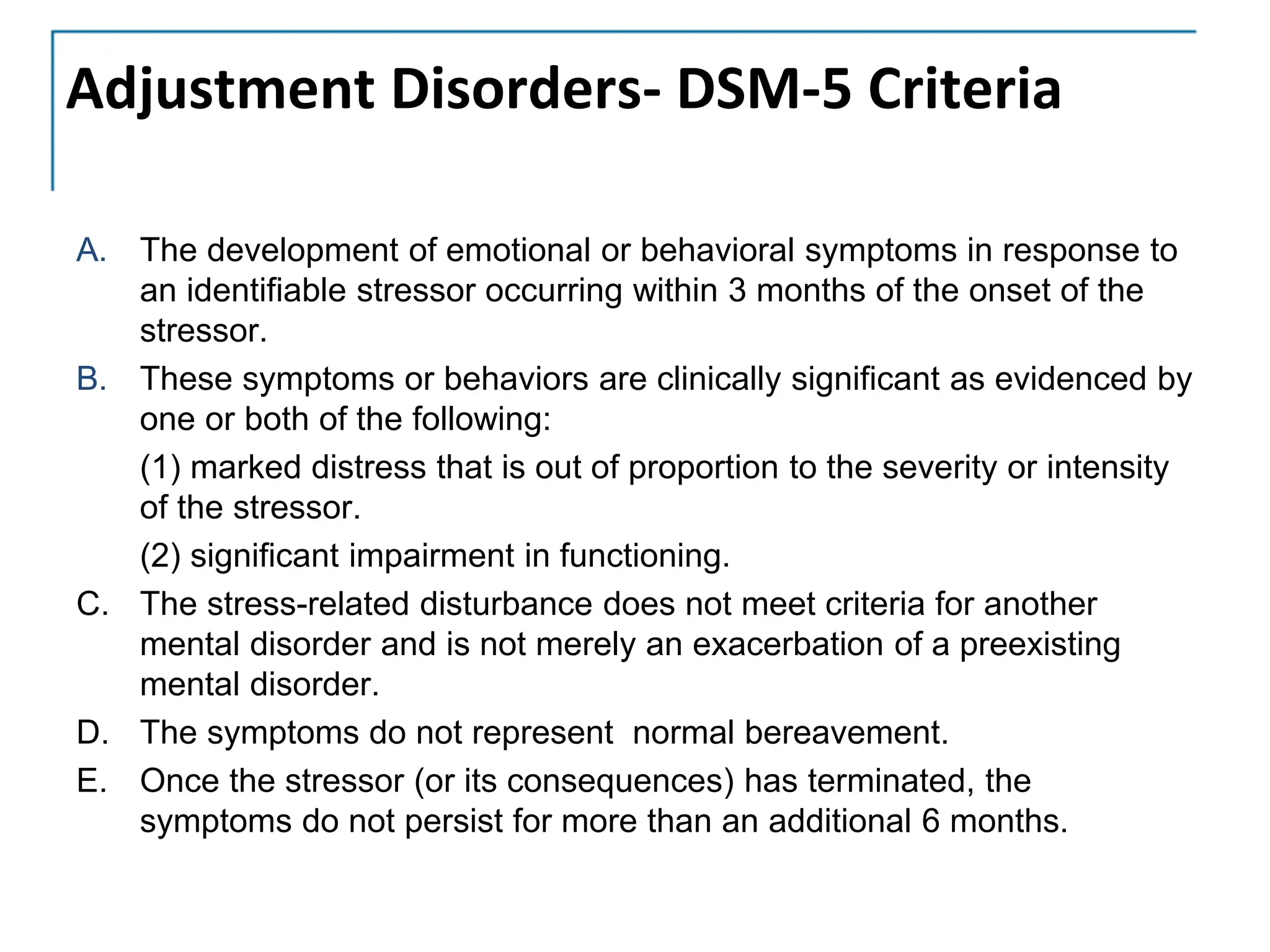 Bereavement, Adjustment disorder and PDD.ppt