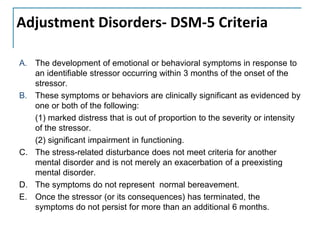 Bereavement, Adjustment disorder and PDD.ppt