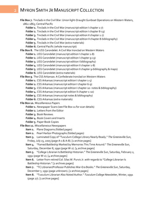 Myron Smith Jr Record Group | PDF