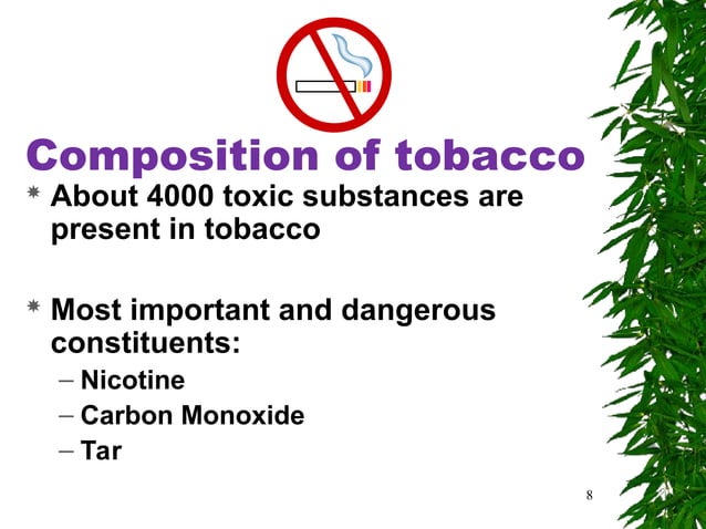 adverse effects of tobacco on health.ppt