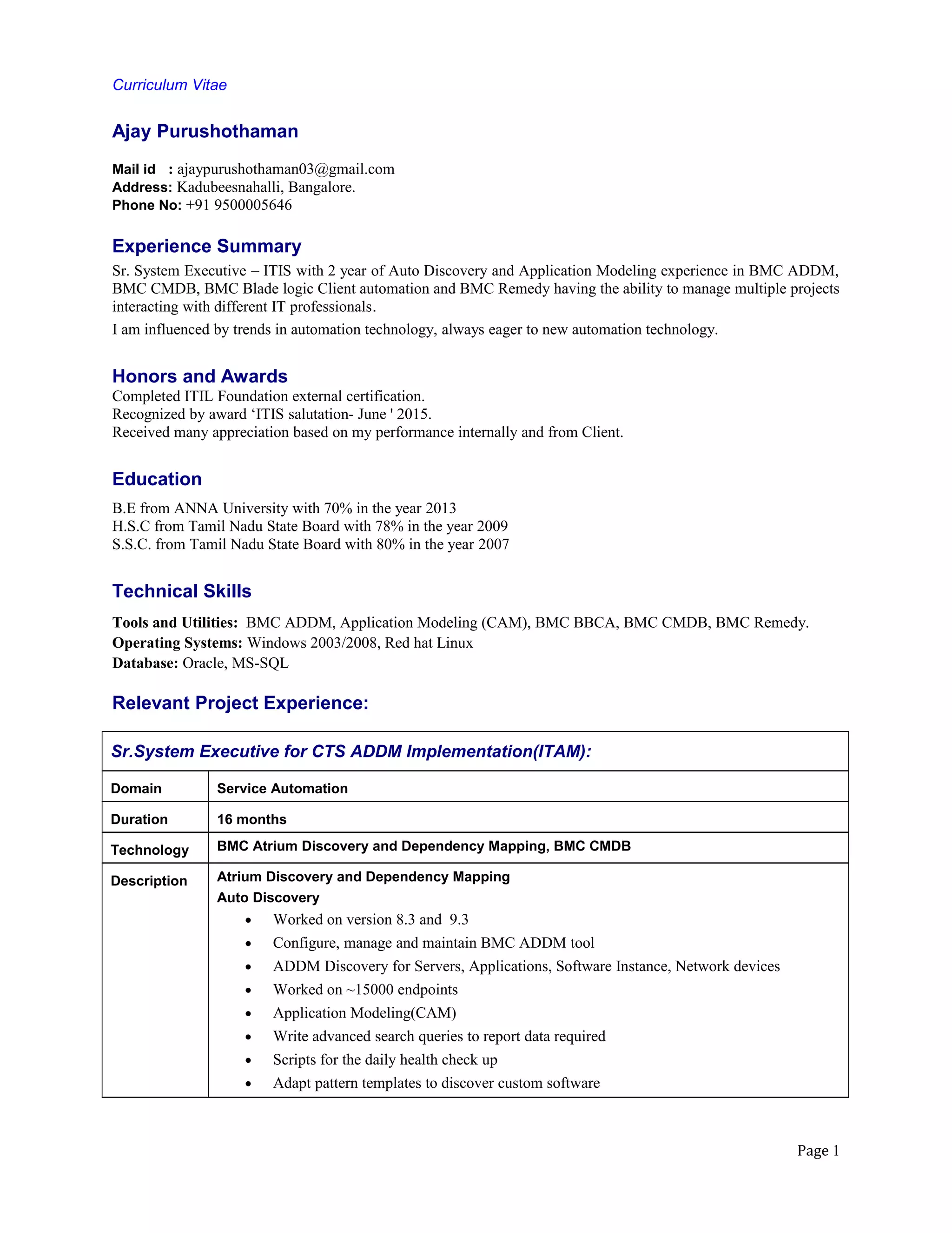 Resume-BMC-ADDM-2-Experience | DOC