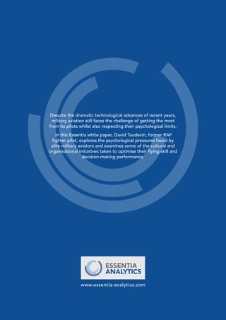 Essentia Analytics - The Human in the Loop | PDF