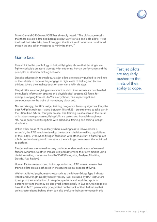 Essentia Analytics - The Human in the Loop | PDF