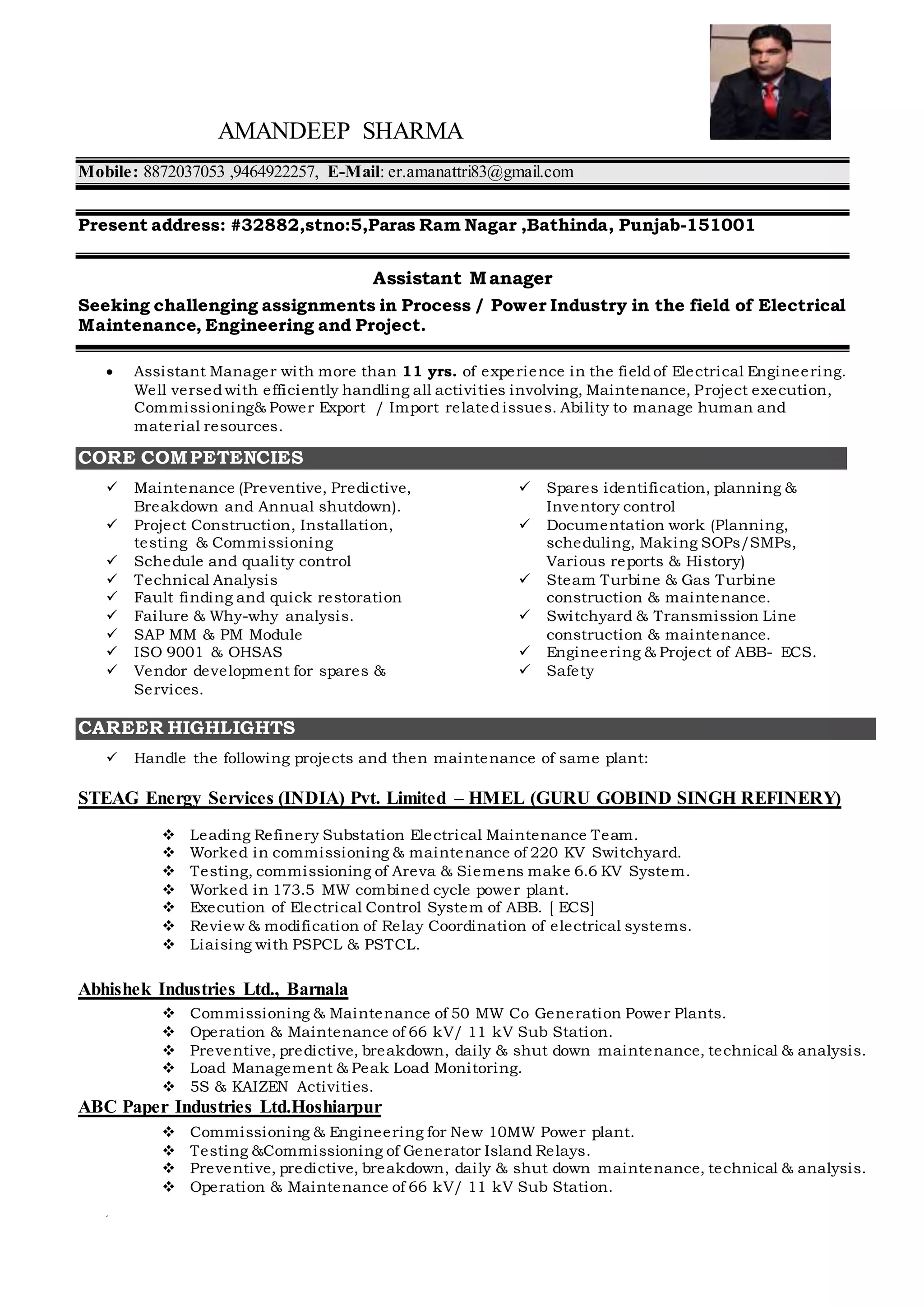 Sharma Resume | DOCX