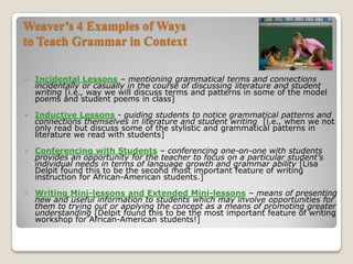 430-F12 Class 5: Andrews LEA Approach | PPTX