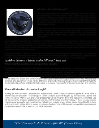 Idea Lab Brochure | PDF