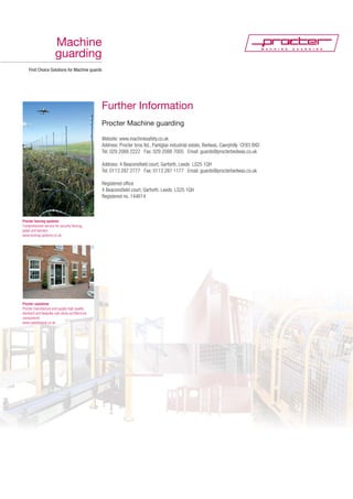 Procter General Brochure | PDF