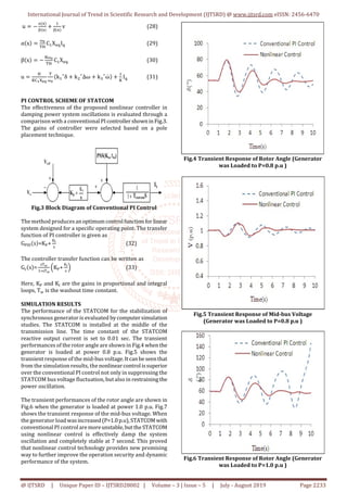 Nonlinear Control of Static Synchronous Compensator STATCOM for Transmission System | PDF
