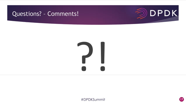 Making Networking Apps Scream on Windows with DPDK | PPT