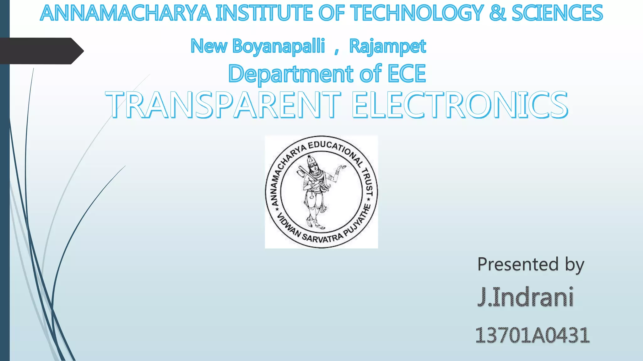 Transparent Electronics | PPT