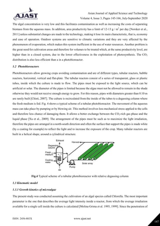Innovative Plant for the Production of Microalgaes | PDF