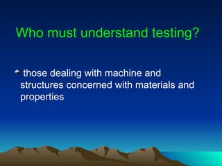Introduction construction materials and testing | PPT