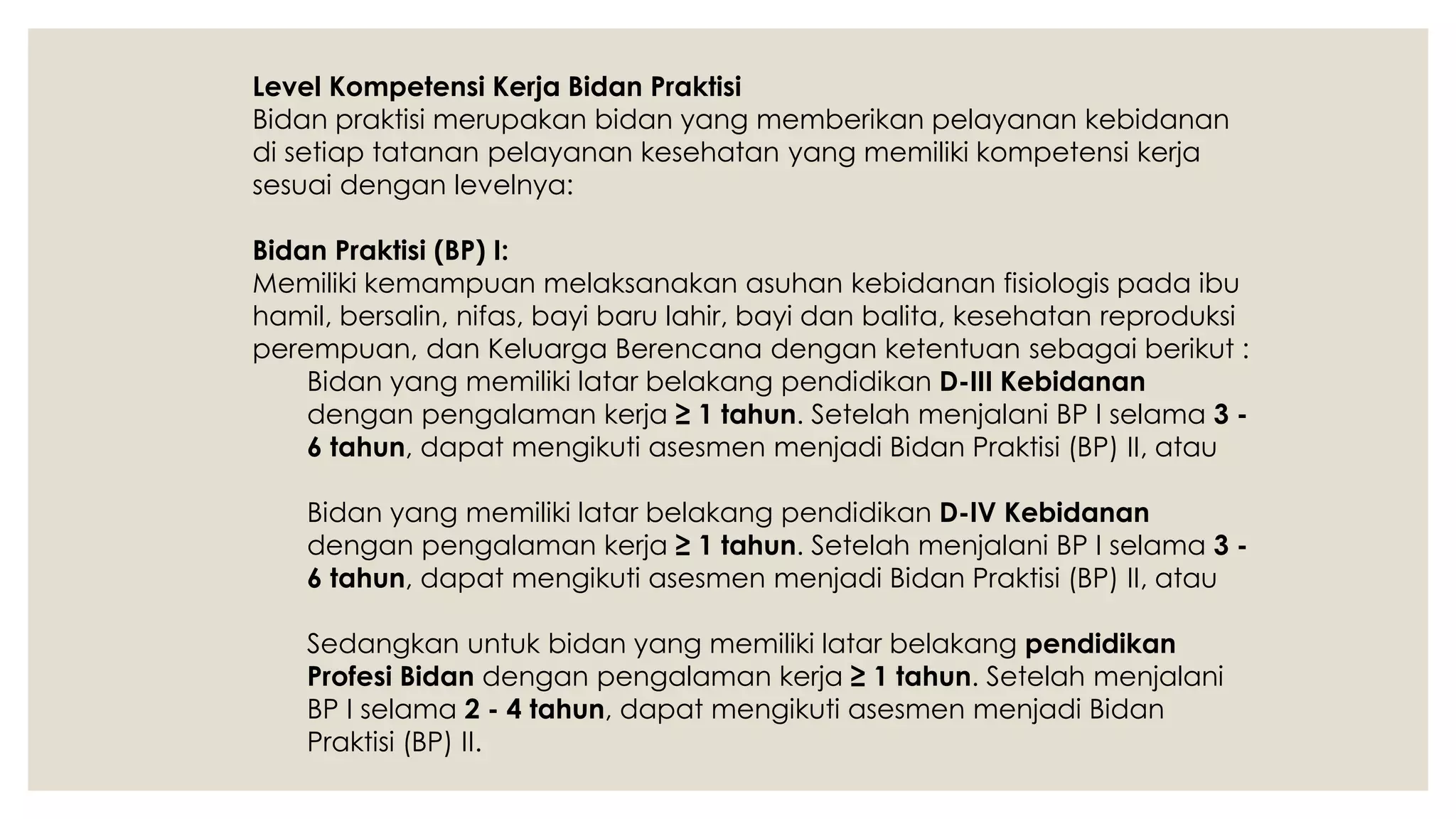 Jenjang Karir Bidan | PDF