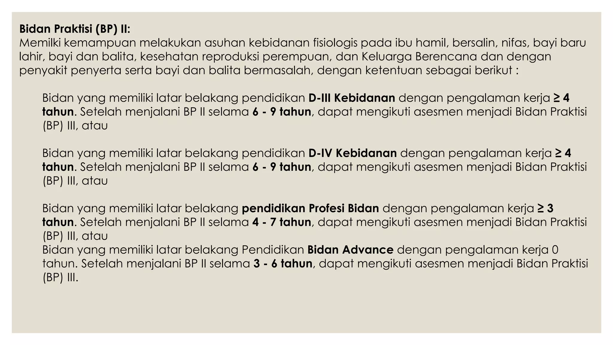 Jenjang Karir Bidan | PDF