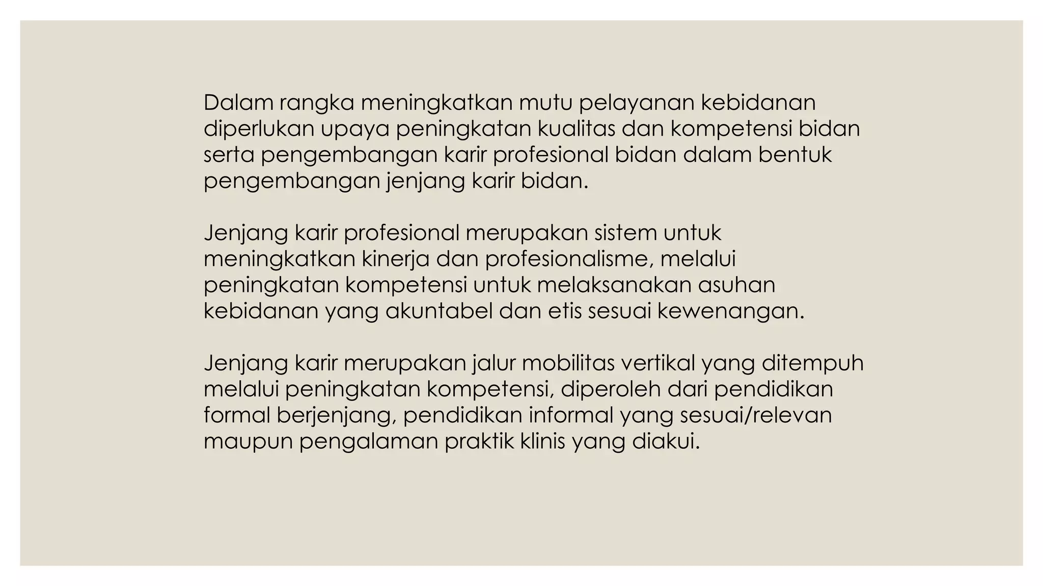 Jenjang Karir Bidan | PDF