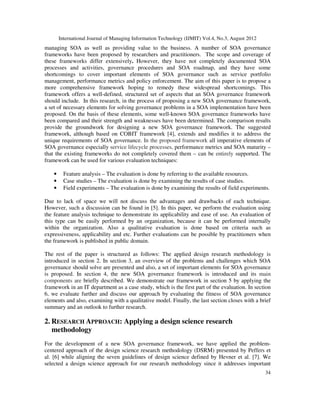 A Design Science Approach to Develop a New Comprehensive SOA Governance Framework | PDF