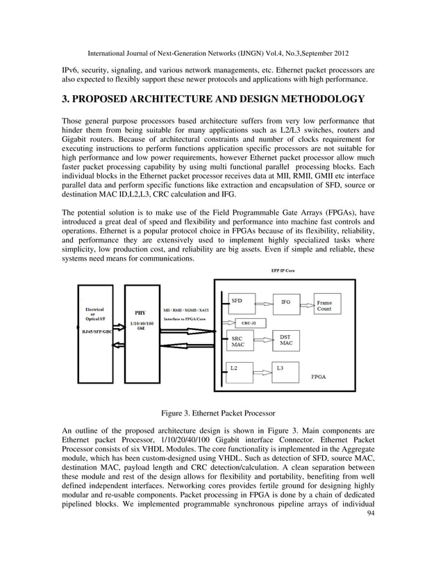 HIGH PERFORMANCE ETHERNET PACKET PROCESSOR CORE FOR NEXT GENERATION NETWORKS | PDF
