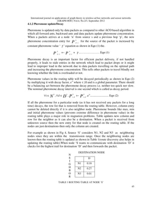 Ant Colony Optimization Based Modified Termite Algorithm (MTA) with Efficient Stagnation ...