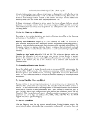 SERVICE DISCOVERY – A SURVEY AND COMPARISON | PDF