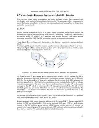 SERVICE DISCOVERY – A SURVEY AND COMPARISON | PDF