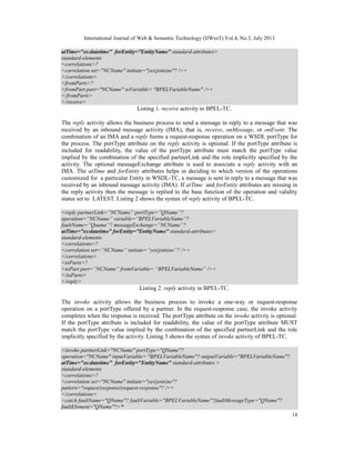 FORMALIZING BPEL-TC THROUGH Π-CALCULUS | PPT