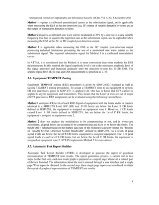 AUTOMATIC TEMPEST TEST AND ANALYSIS SYSTEM DESIGN | PDF