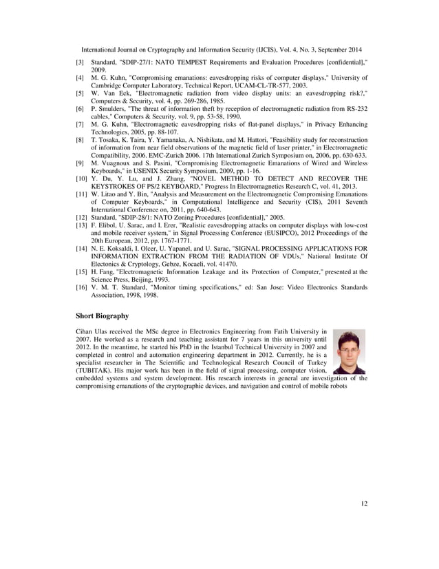 AUTOMATIC TEMPEST TEST AND ANALYSIS SYSTEM DESIGN