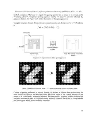 IMAGE RESTORATION BASED ON MORPHOLOGICAL OPERATIONS | PDF