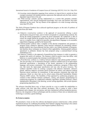 FROM REQUIREMENTS TO READY TO RUN SOFTWARE: A BRIEF THOUGHT ON HOW TO MECHANIZE THE SOFTWARE ...