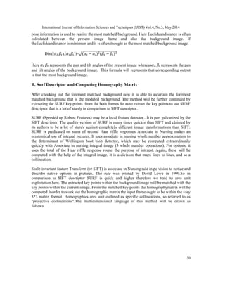 DETECTION OF MOVING OBJECT USING FOREGROUND EXTRACTION ALGORITHM BY PTZ CAMERA | PDF