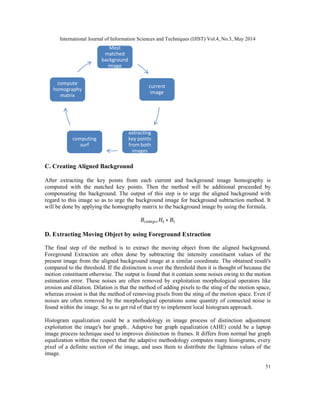DETECTION OF MOVING OBJECT USING FOREGROUND EXTRACTION ALGORITHM BY PTZ CAMERA | PDF