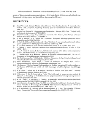 SYBILSECURE: AN ENERGY EFFICIENT SYBIL ATTACK DETECTION TECHNIQUE IN WIRELESS SENSOR NETWORK | PDF