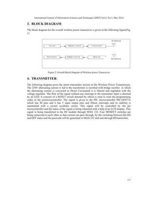 SECURED WIRELESS POWER TRANSMISSION USING RADIO FREQUENCY SIGNAL | PDF