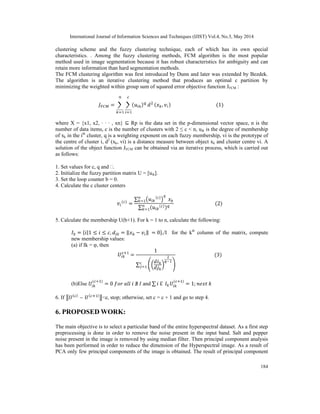 FUZZY BASED HYPERSPECTRAL IMAGE SEGMENTATION USING SUBPIXEL DETECTION | PDF