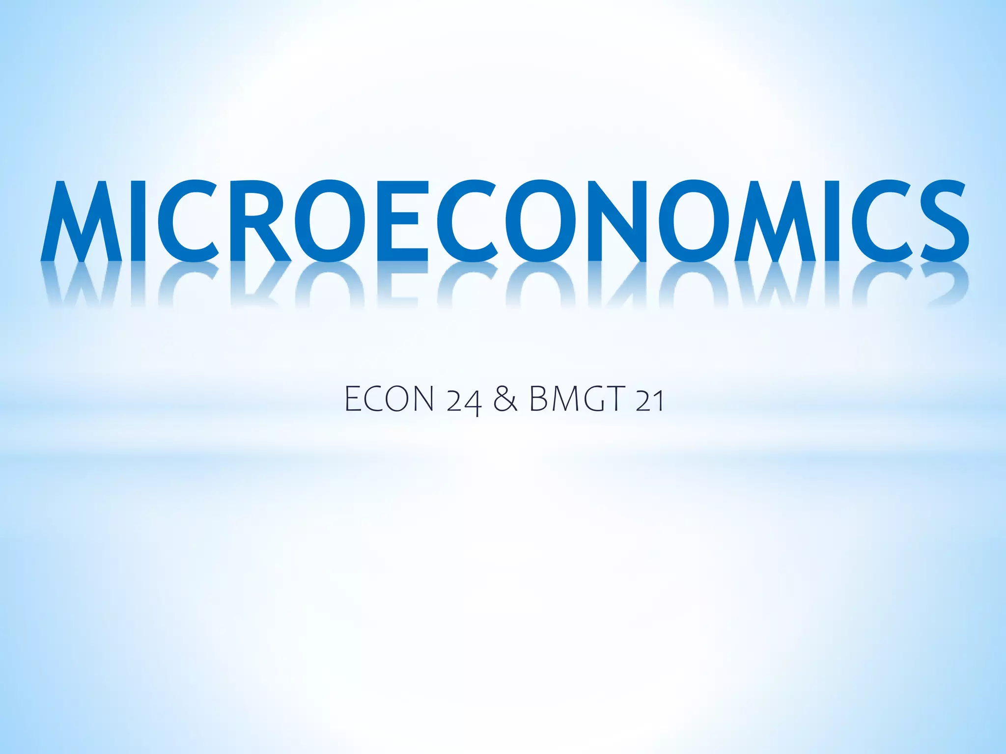 431522795-Microeconomics-Ppt-Chapter-1.pptx | Economy | Business and Finance