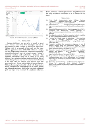 Predictive Analysis for Diabetes using Tableau | PDF