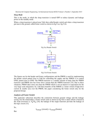 POWER GATING STRUCTURE FOR REVERSIBLE PROGRAMMABLE LOGIC ARRAY | PDF
