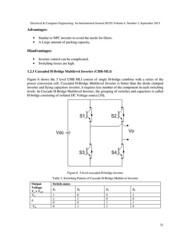 SIMULATION OF CASCADED H- BRIDGE MULTILEVEL INVERTER USING PD, POD, APOD TECHNIQUES | PDF ...
