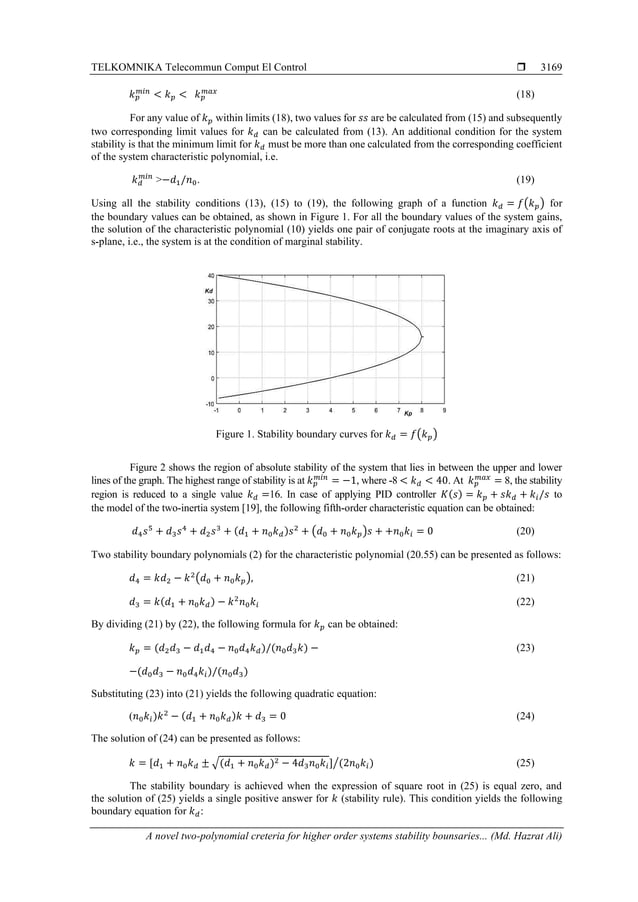 A novel two-polynomial criteria for higher-order systems stability boundaries detection and ...