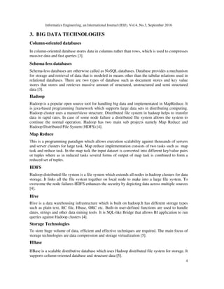 RESEARCH IN BIG DATA – AN OVERVIEW | PDF