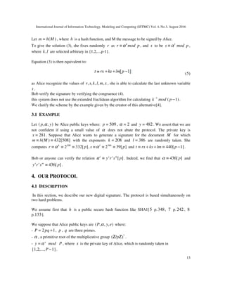 A New Signature Protocol Based on RSA and Elgamal Scheme | PDF