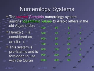 Decoding the Quran using Prime Numbers | PPT