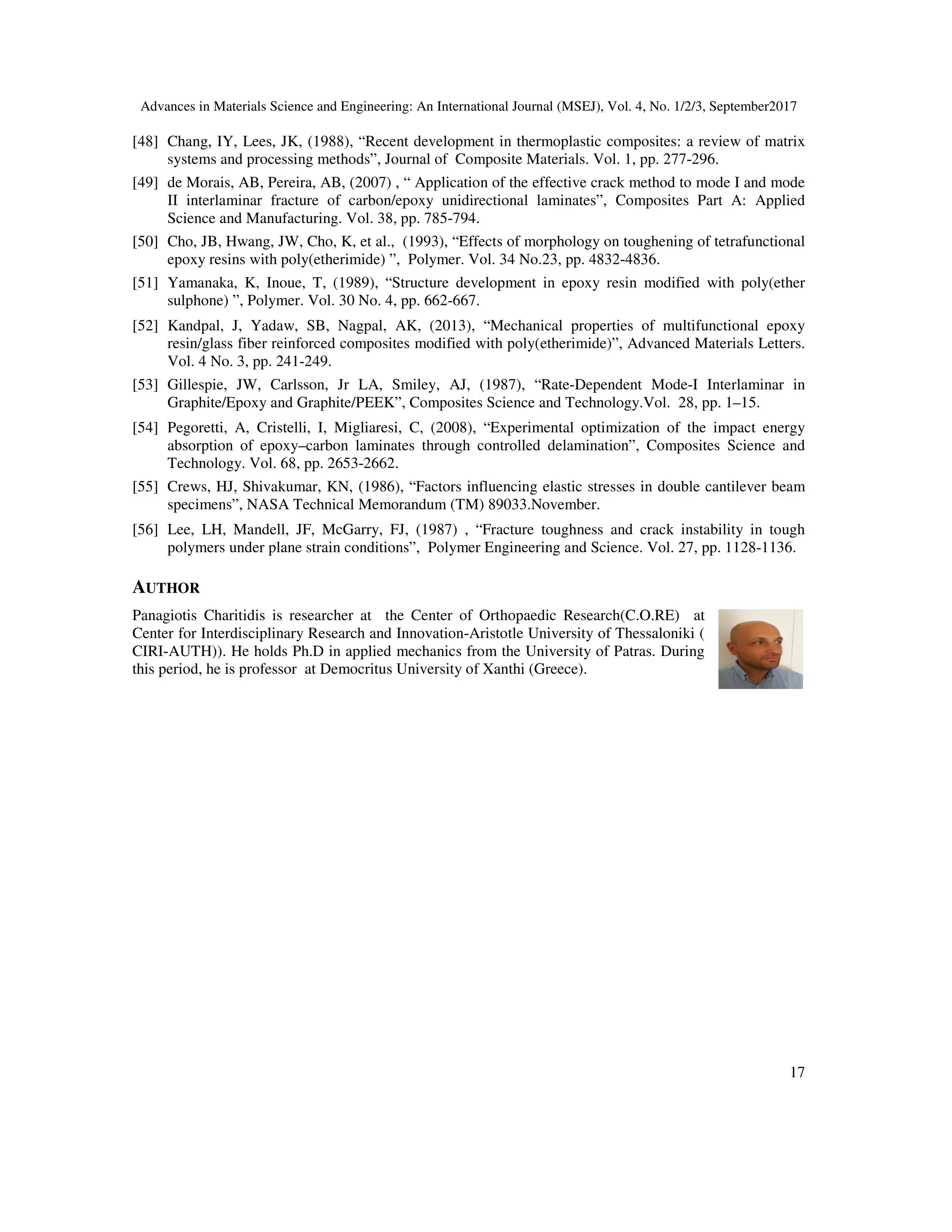 Results Of Finite Element Analysis For Interlaminar Fracture Reinforced