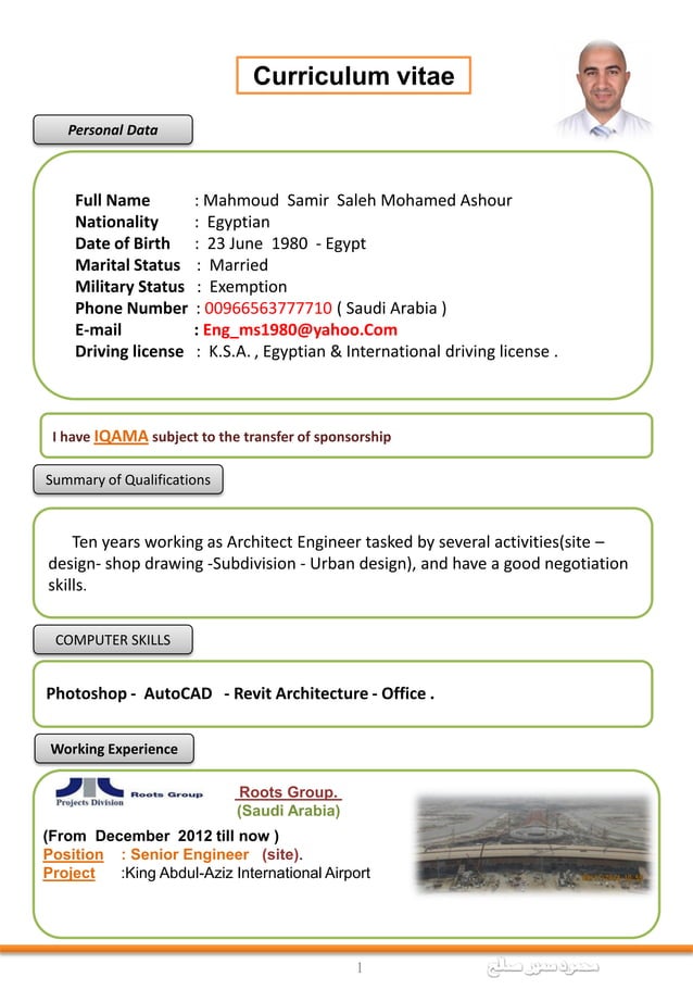 Mahmoud Ashour (ARCHIETECT) 2015-04 | PDF