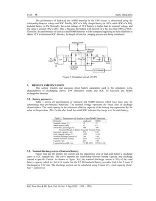 Characteristics of lead-acid and nickel metal hydride batteries in ...