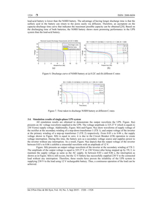 Characteristics of lead-acid and nickel metal hydride batteries in ...